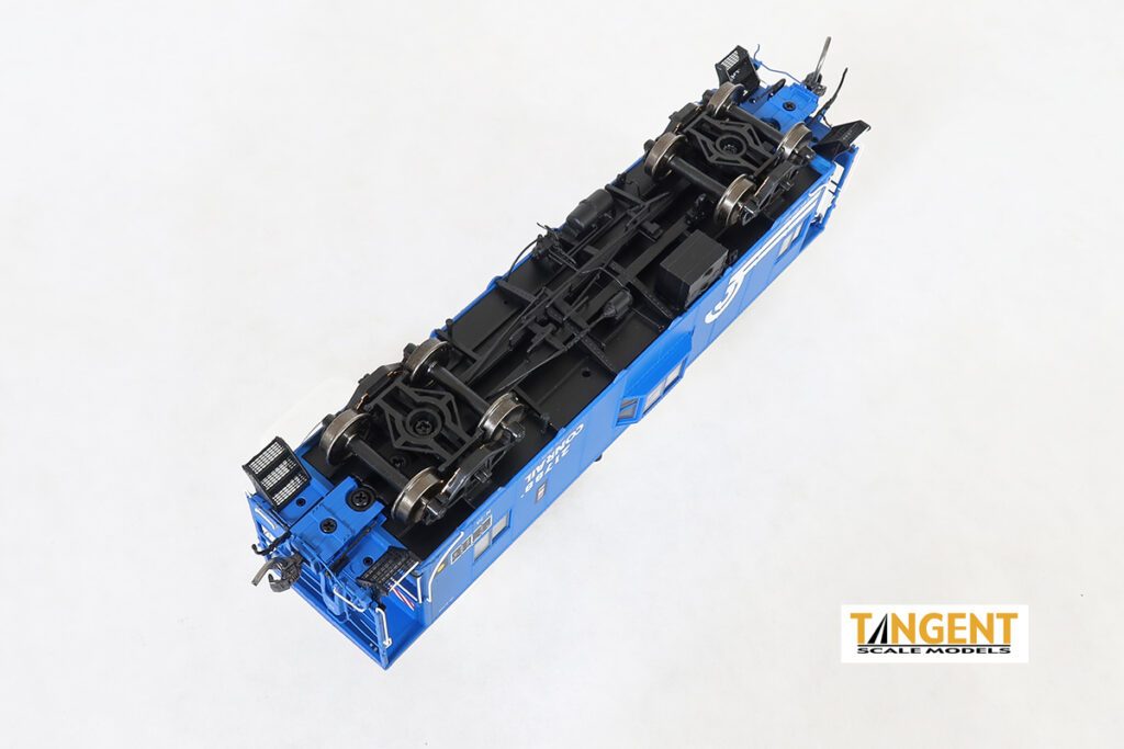 Conrail (CR) N7A Blue Repaint 1979+ DSI/SLCC Bay Window Caboose - Tangent Scale Models