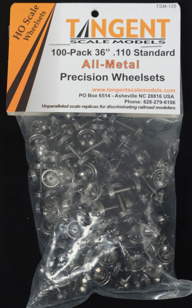 36 inch Normal Tread Blackened All-Metal Precision Wheelsets - 100 pack ...