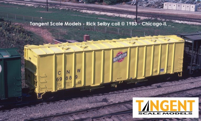 General American 4180 Airslide Covered Hopper - Tangent Scale Models