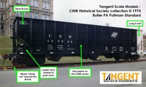 HO Pullman-Standard 3526/3600/4000 HT Triple Coal Hopper | Tangent ...