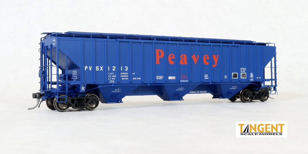 PVGX "Peavey Delivery 5-1980" PS4750 Covered Hopper - Tangent Scale Models