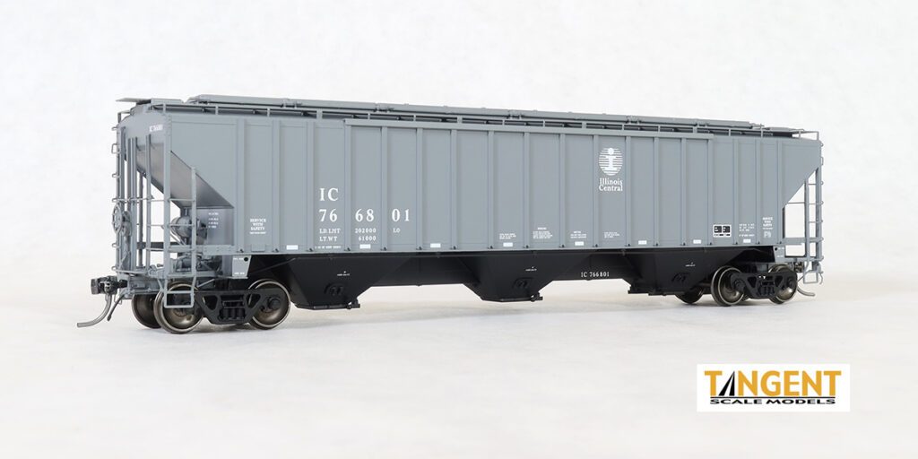 SOLD OUT: IC Gray Repaint w/Logo 1997+ PS4750 Covered Hopper - Tangent ...