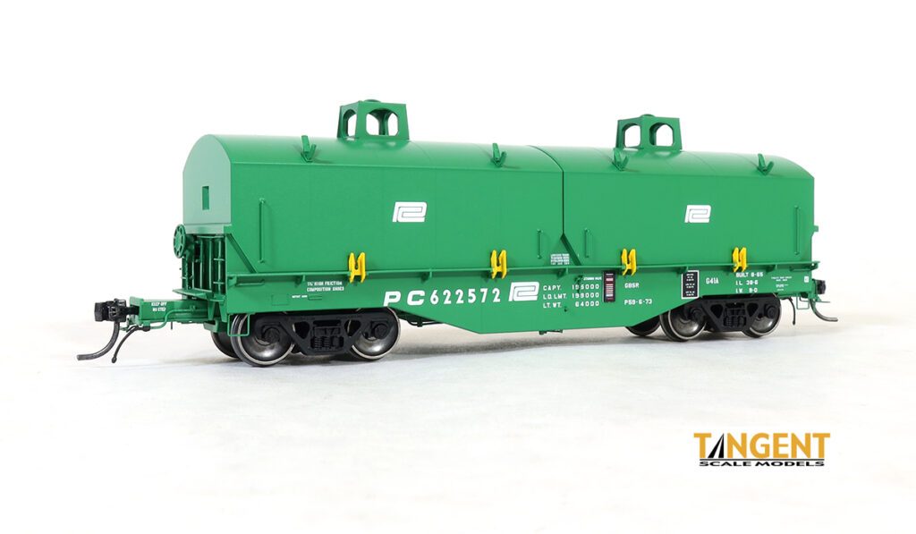 Penn Central (PC) "G41A Repaint 1973" w/ Hoods PRR Shops G41A Coil Car ...
