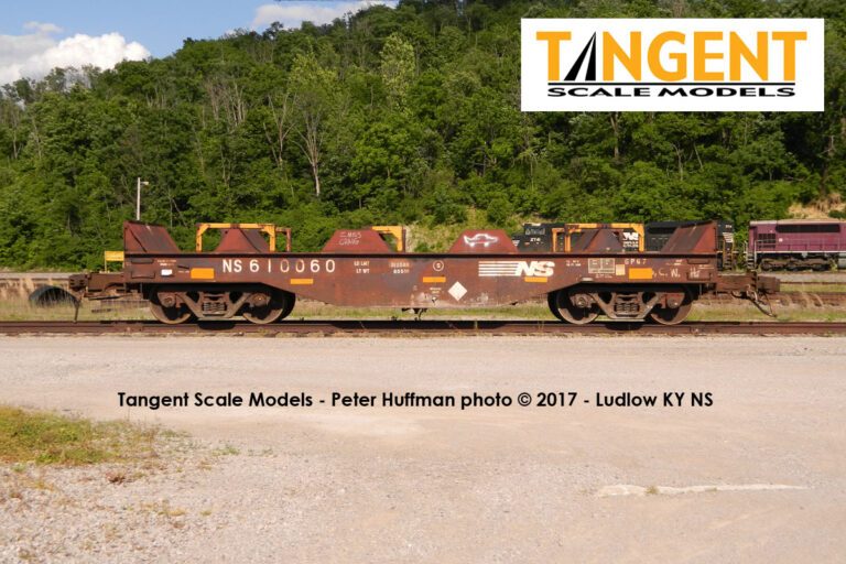 Norfolk Southern (NS) "GP67 Repaint 2005+" w/o Hoods PRR Shops G41A Coil Car - Tangent Scale Models