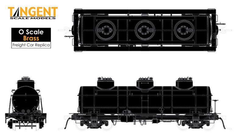 Proto-48 Undecorated Black No Stenciling GA 6,000 Gal 3-Compartment ...