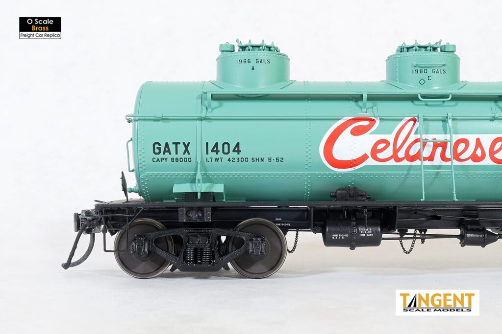 Proto-48 GATX "Celanese" Green 1952+ GA 6,000 Gal 3-Compartment Tank ...