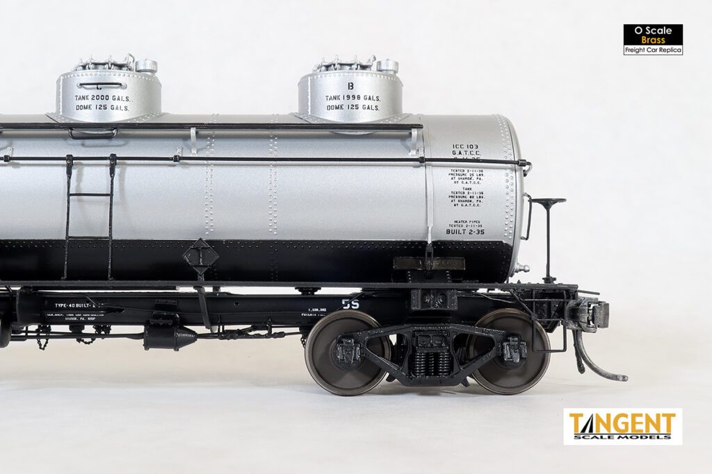 Proto-48 MPCX "Silver and Black 1935" GA 6,000 Gal 3-Compartment Tank ...