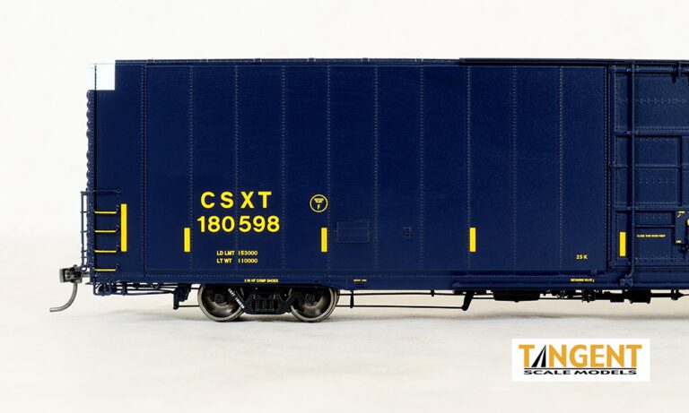 CSXT "Boxcar Scheme 2019+" Greenville 86' Double Plug Door Box Car - Tangent Scale Models