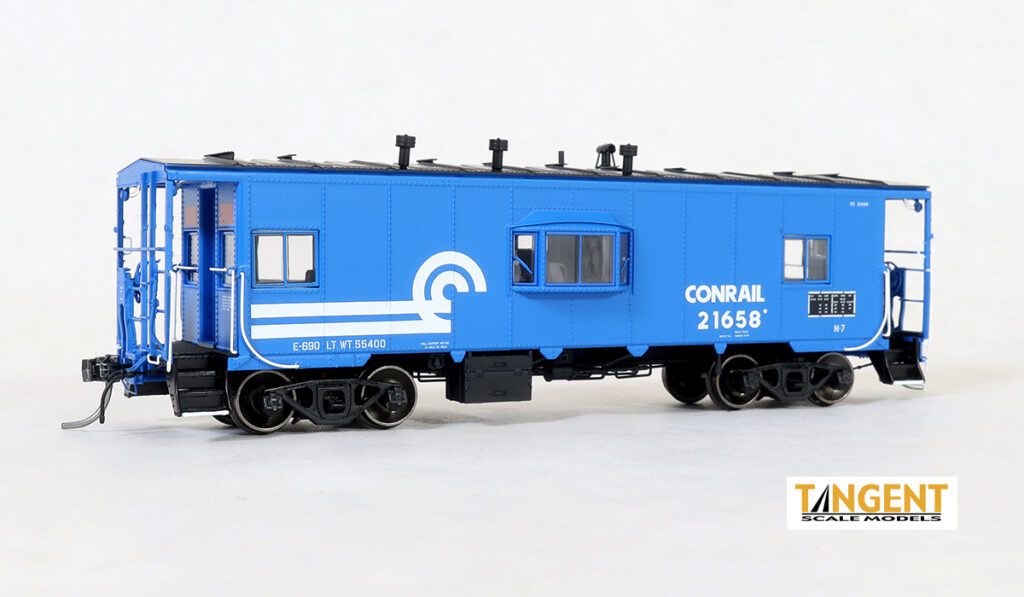 Conrail (CR) N7 Blue Repaint 1977+ DSI/SLCC Bay Window Caboose ...