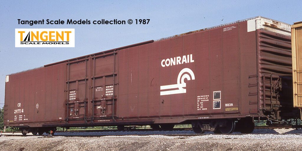 Conrail (CR) "Delivery 4-1978" Greenville 86' Double Plug Door Box Car ...