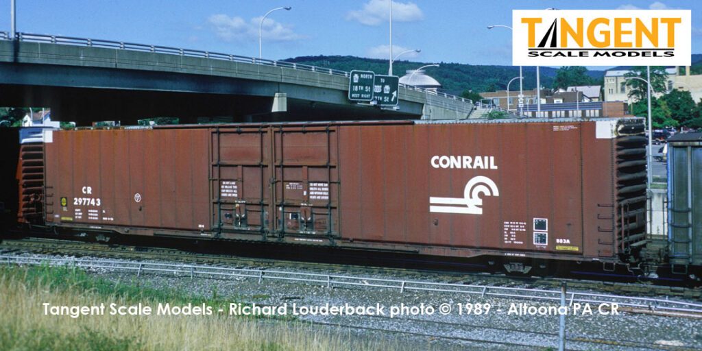 Conrail (CR) "Delivery 4-1978" Greenville 86' Double Plug Door Box Car ...