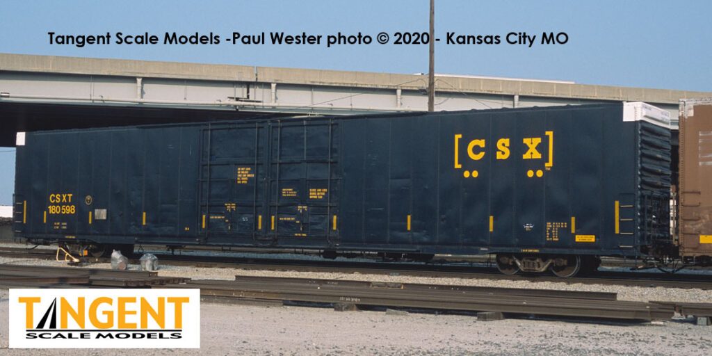 CSXT "Boxcar Scheme 2019+" Greenville 86' Double Plug Door Box Car ...