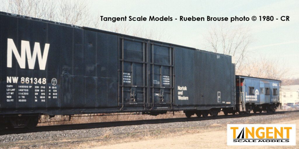 Norfolk & Western (NW) "Delivery 1-1978" Greenville 86' Double Plug Door Box Car - Tangent Scale ...