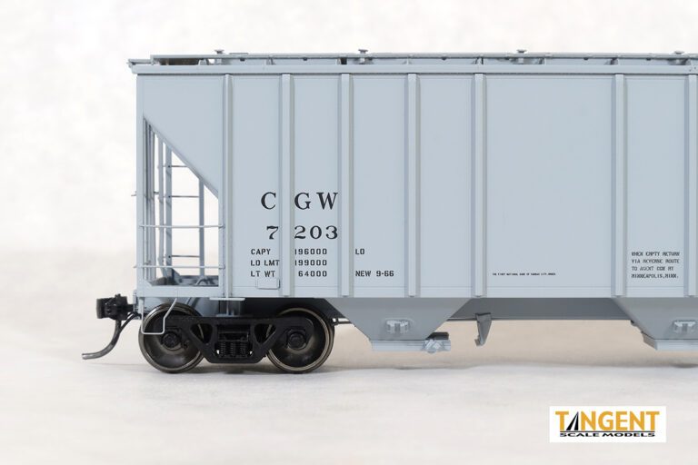 CGW "Delivery Gray 9-1966" GATC 4500 Covered Hopper - Tangent Scale Models