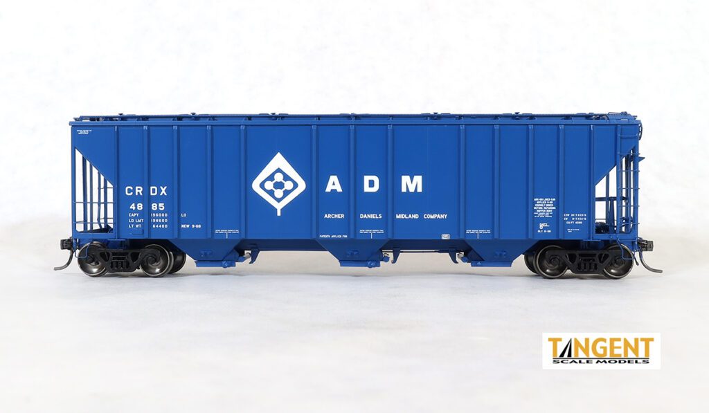 CRDX "ADM Blue Lease 9-1966" GATC 4500 Covered Hopper - Tangent Scale Models