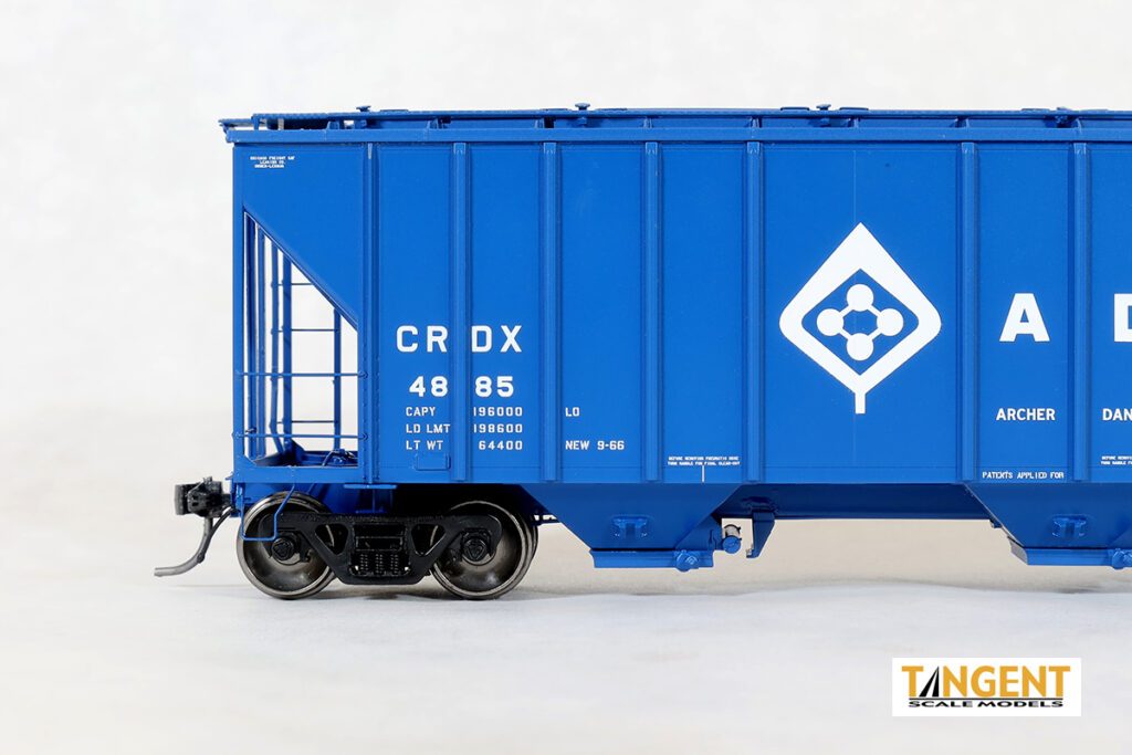 CRDX "ADM Blue Lease 9-1966" GATC 4500 Covered Hopper - Tangent Scale Models