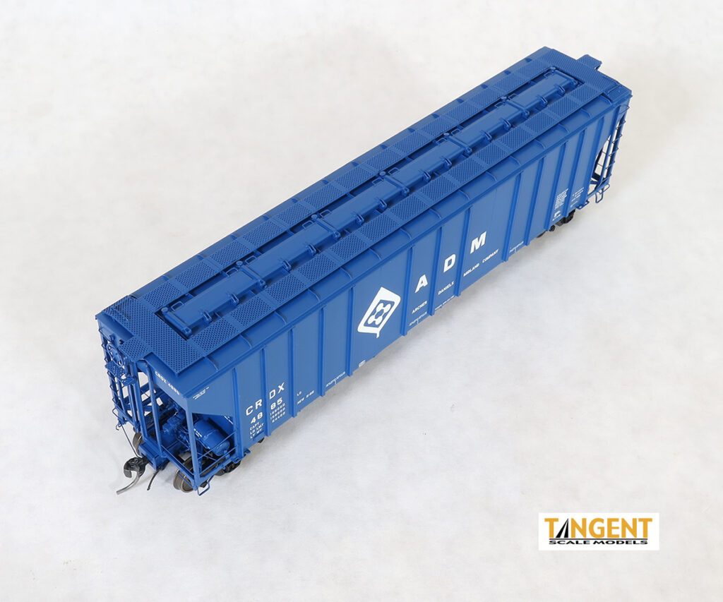 CRDX "ADM Blue Lease 9-1966" GATC 4500 Covered Hopper - Tangent Scale ...