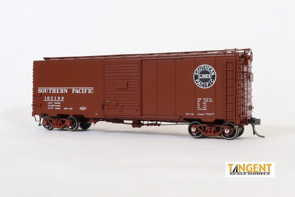 Southern Pacific (SP) Brown B-50-28 "Delivery 1950+" Pullman Standard 40' Boxcar w/ 7' Door ...
