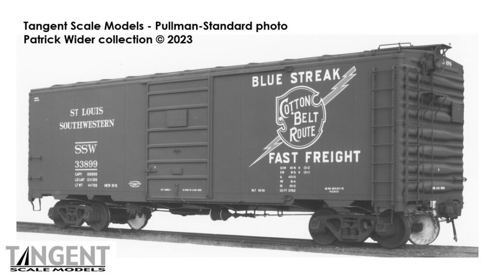 Pullman-Standard Southern Pacific Lines “Postwar” 40’6” Box Car with 10 ...