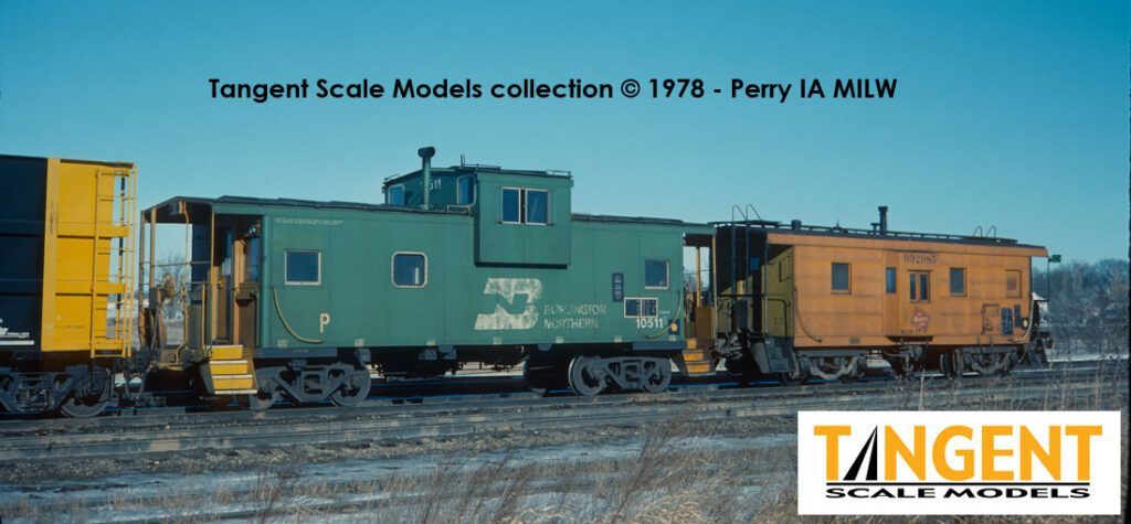 NP/SP&S/BN ICC Wide Vision Caboose | Tangent Scale Models