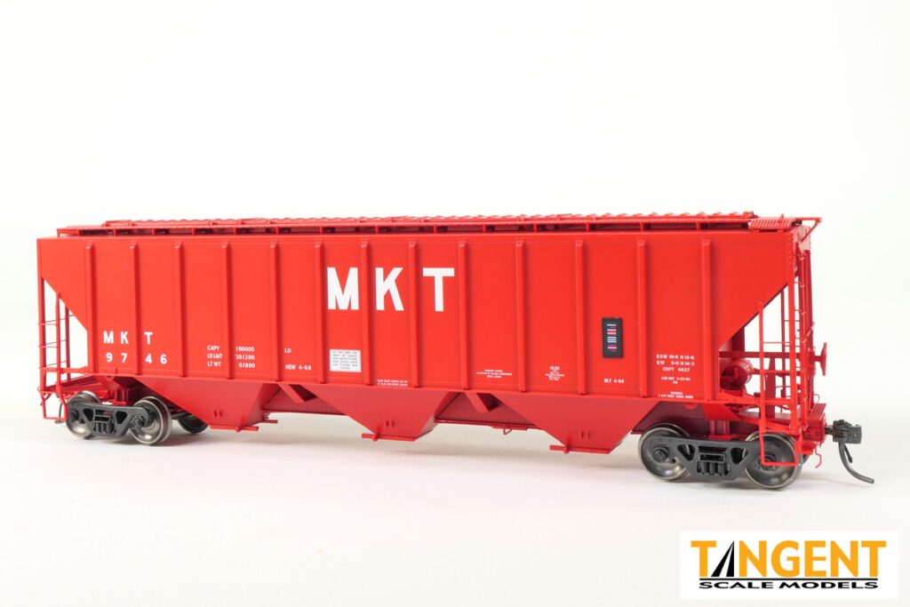 Missouri–Kansas–Texas (MKT) "Delivery Red 4-1968" PS4427 "High Side ...