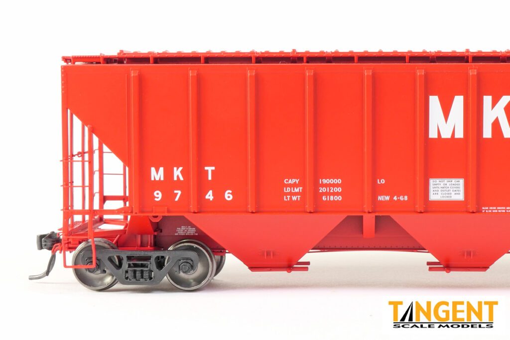 Missouri–Kansas–Texas (MKT) "Delivery Red 4-1968" PS4427 "High Side ...