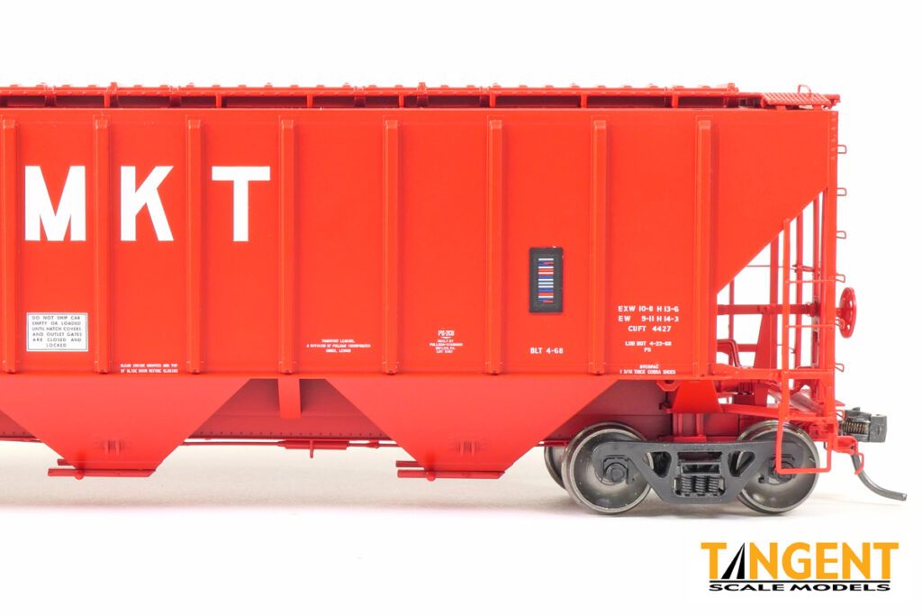 Missouri–Kansas–Texas (MKT) "Delivery Red 4-1968" PS4427 "High Side ...