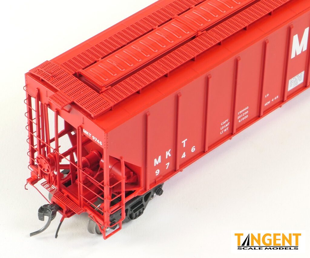 Missouri–Kansas–Texas (MKT) "Delivery Red 4-1968" PS4427 "High Side ...