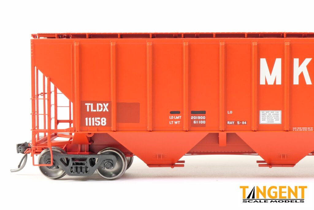 SOLD OUT: TLDX "Ex-MKT" 1988+ PS4427 "High Side" Covered Hopper - Tangent Scale Models