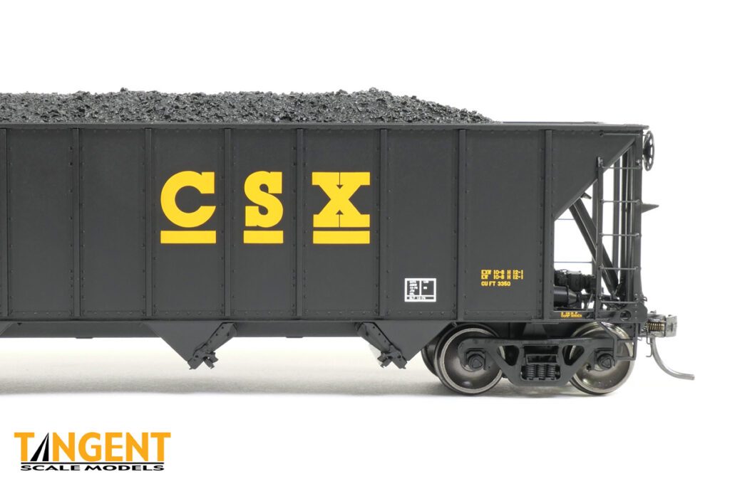 SOLD OUT: Seaboard System/CSXT (SBD/CSXT) "Black Repaint 1987+" Bethlehem Steel 3350CuFt Quad ...