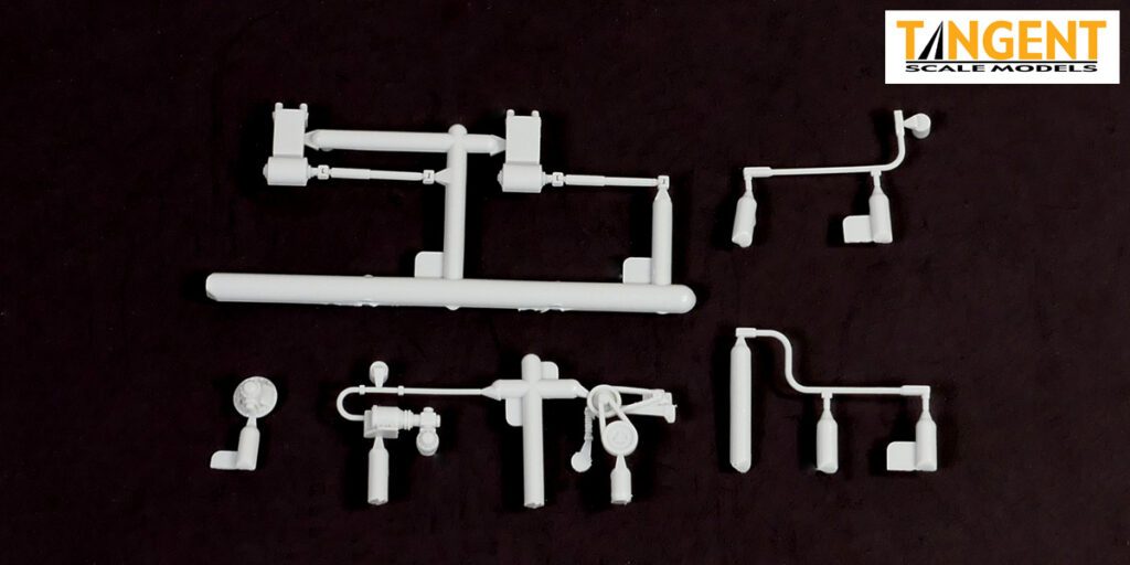 Part Sprue - NP/SP&S/BN ICC Wide Vision Caboose - Truck Axle Drive ...