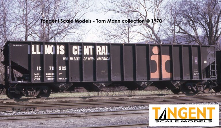 IC/ICG Centralia Shops 3834cf Quad Coal Hopper | Tangent Scale Models