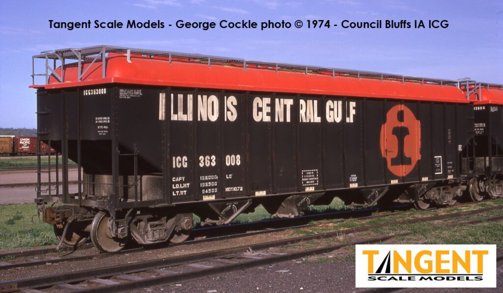 IC/ICG Centralia Shops 3834cf Quad Coal Hopper - Tangent Scale Models
