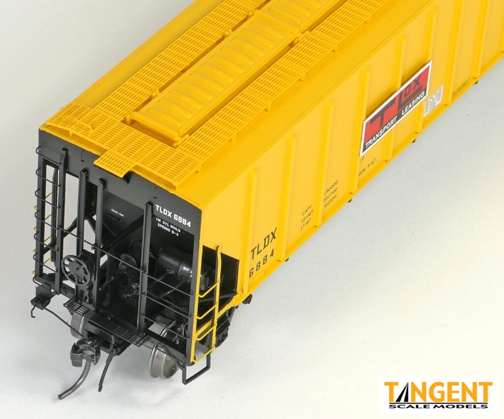 TLDX "Delivery Yellow Lease 3-1967" PS4427 "High Side" Covered Hopper ...