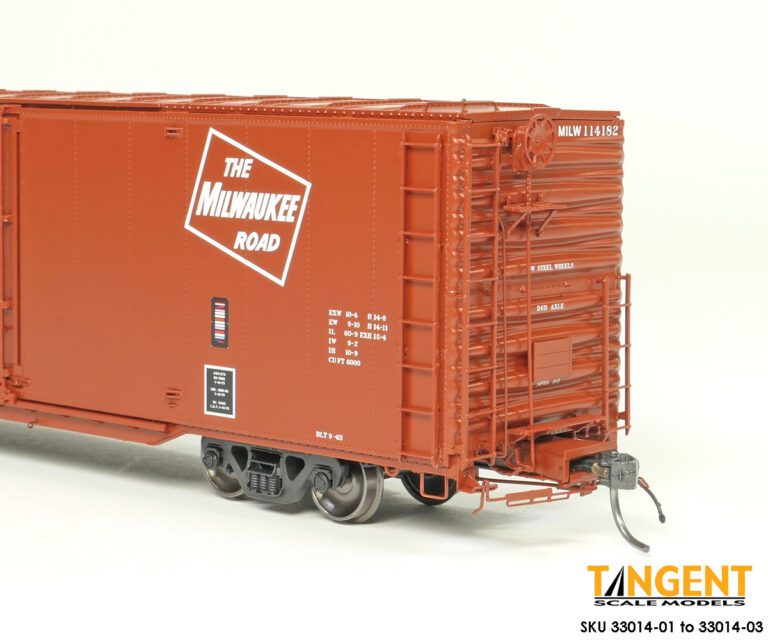 Milwaukee Road (MILW) "Red Repaint 1973+" Greenville 6,000CuFt 60 ...