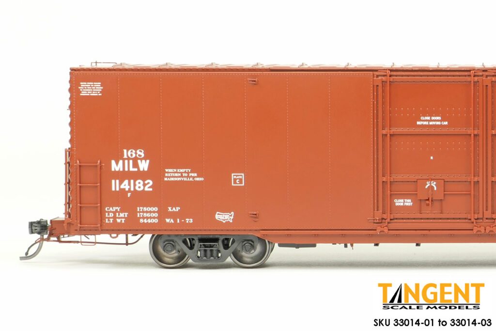 Milwaukee Road (MILW) "Red Repaint 1973+" Greenville 6,000CuFt 60 ...