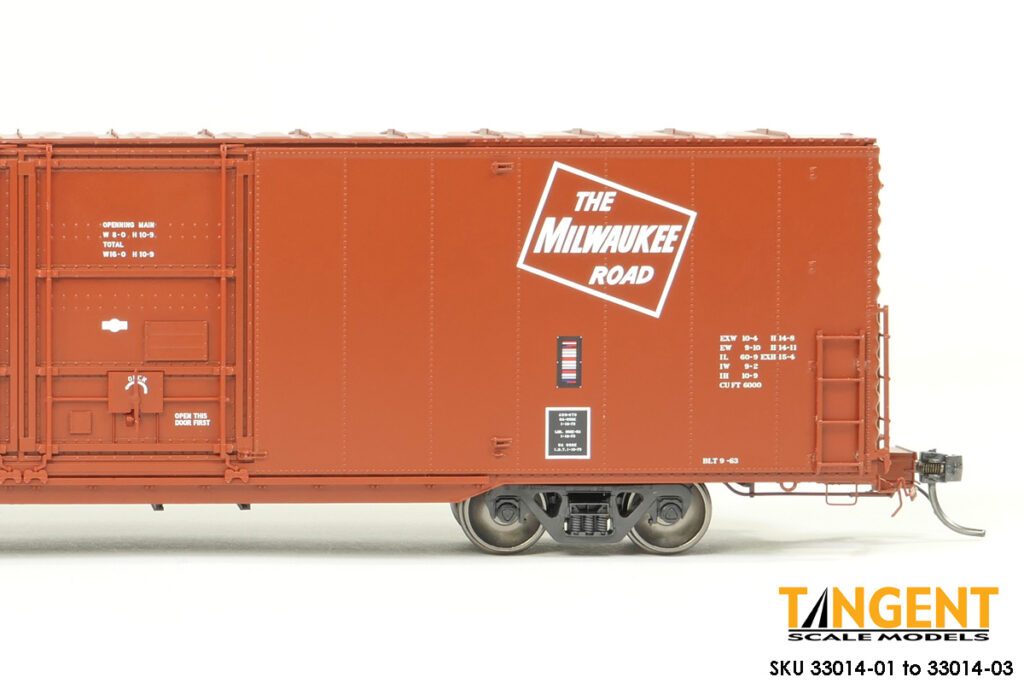 Milwaukee Road (MILW) "Red Repaint 1973+" Greenville 6,000CuFt 60 ...