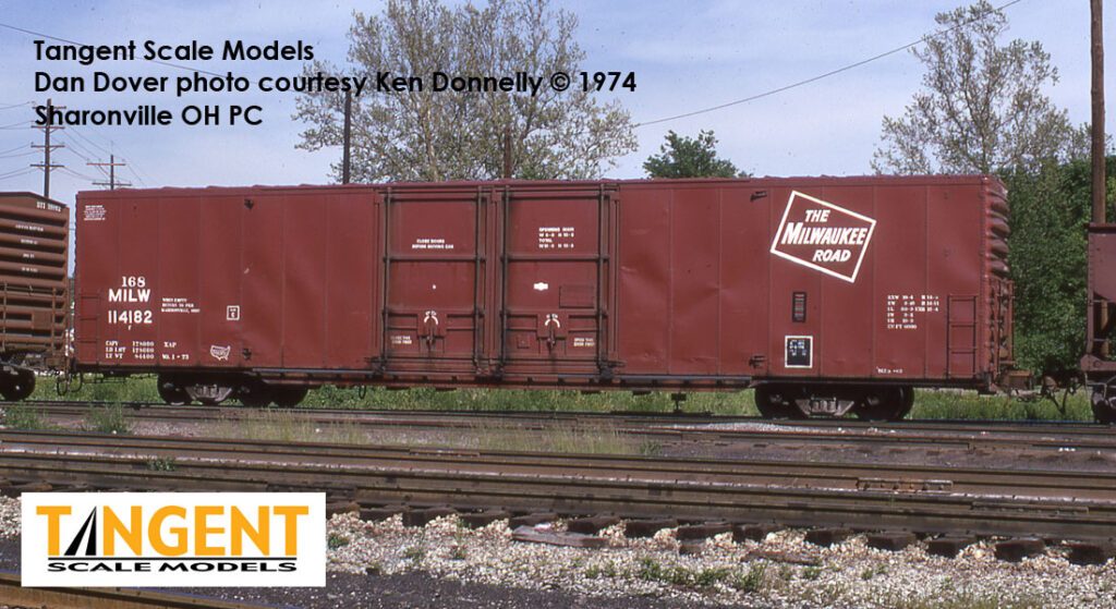 Milwaukee Road (MILW) "Red Repaint 1973+" Greenville 6,000CuFt 60 ...