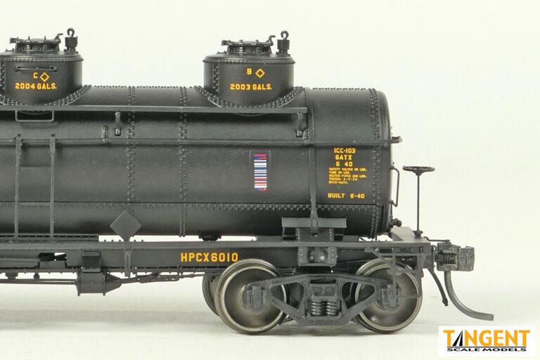 HPCX "Black Lease" 1970+ GA 6,000 Gal 3-Compartment Tank Car - Tangent ...