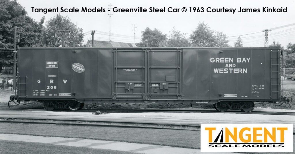 Green Bay & Western (GBW) "Delivery Green 9-1963" Greenville 6,000CuFt ...