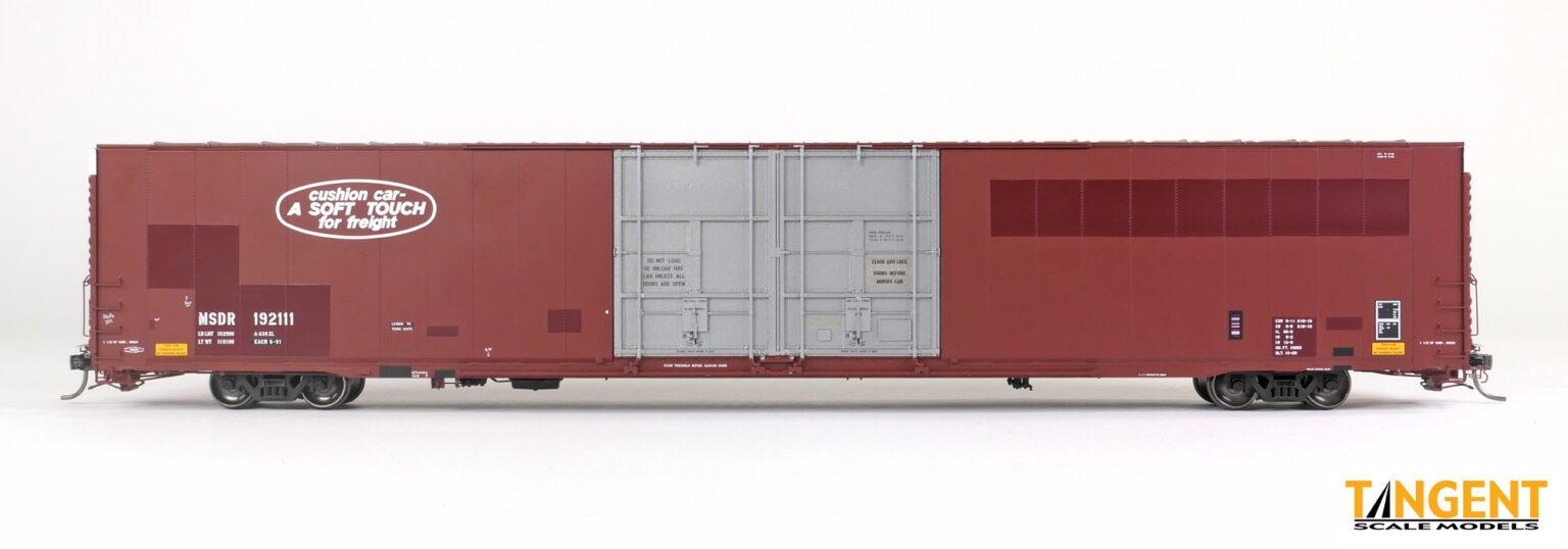 Mississippi Delta (MSDR) "Ex-RI Patch 1991+" Greenville 86' Double Plug Door Box Car - Tangent ...