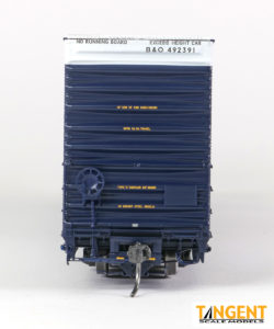 SOLD OUT: Baltimore & Ohio (B&O) "Delivery 1-1970 Blue" Greenville 86' Quad Plug Door Box Car ...