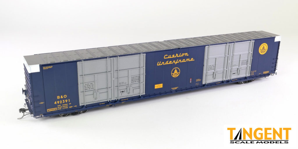 SOLD OUT: Baltimore & Ohio (B&O) "Delivery 1-1970 Blue" Greenville 86' Quad Plug Door Box Car ...