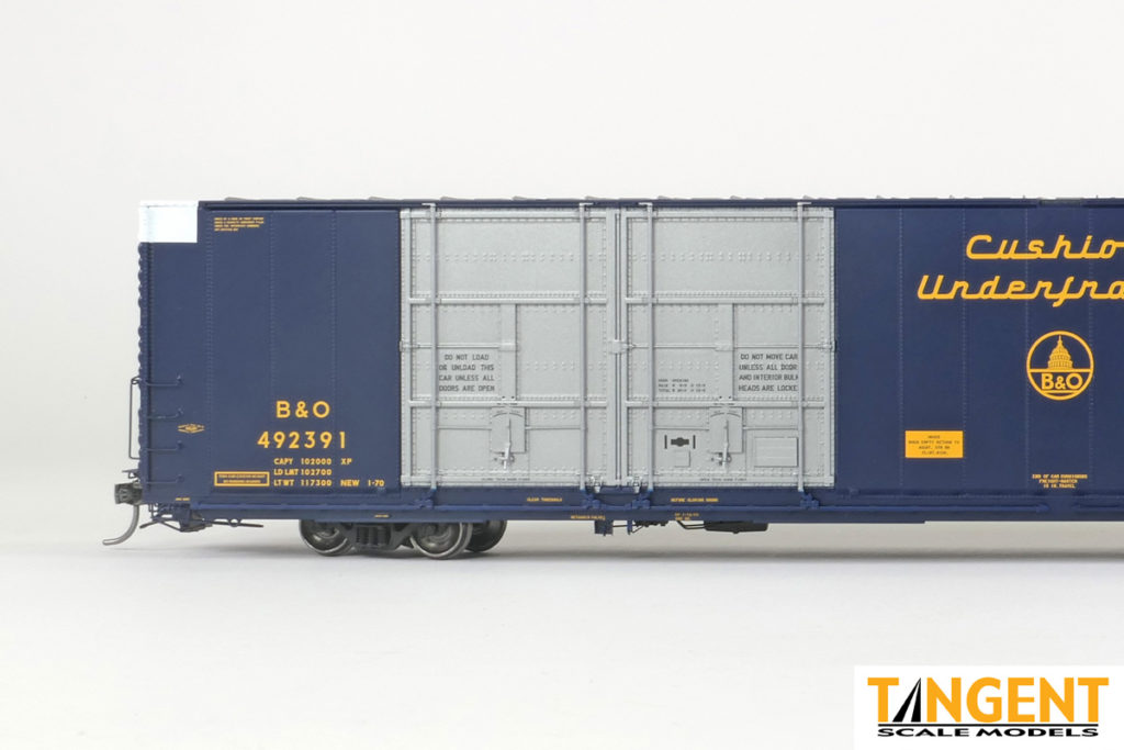 SOLD OUT: Baltimore & Ohio (B&O) "Delivery 1-1970 Blue" Greenville 86' Quad Plug Door Box Car ...