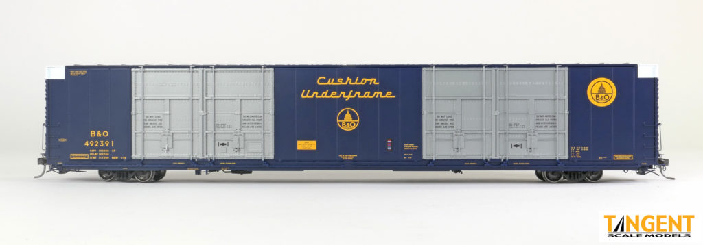 SOLD OUT: Baltimore & Ohio (B&O) "Delivery 1-1970 Blue" Greenville 86' Quad Plug Door Box Car ...