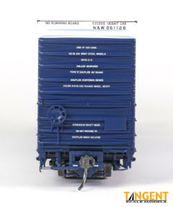 Norfolk & Western (N&W) "Delivery 12-1969 Blue" Greenville 86' Quad Plug Door Box Car - Tangent ...