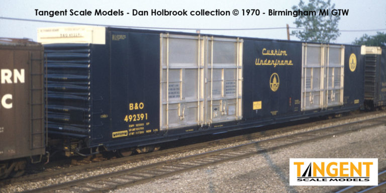 SOLD OUT: Baltimore & Ohio (B&O) "Delivery 1-1970 Blue" Greenville 86' Quad Plug Door Box Car ...