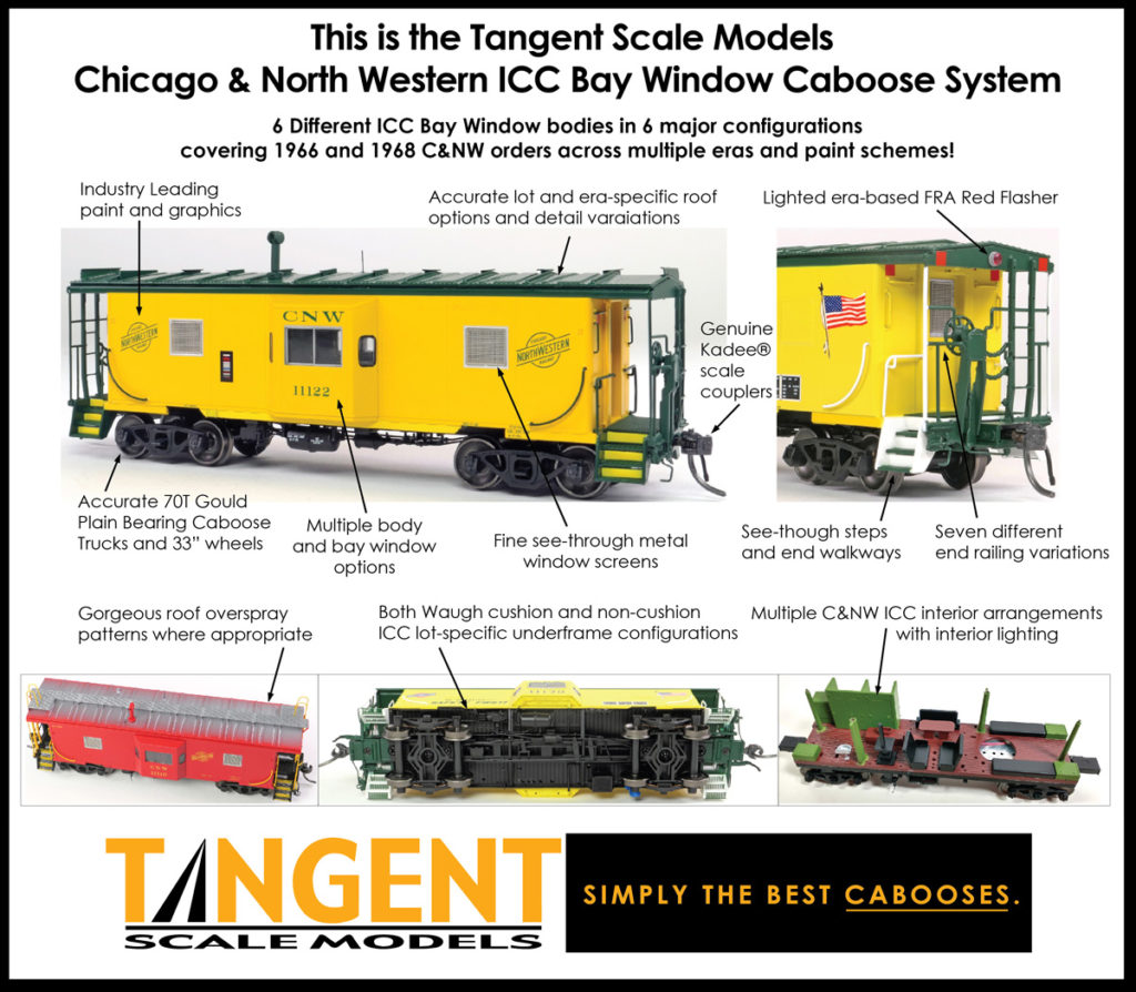 Chicago and North Western ICC Bay Window Caboose System - Tangent Scale ...
