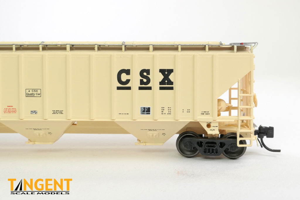 N Scale CSX "Delivery 10-1988" Trinity Industries Inc 4750CuFt Covered ...