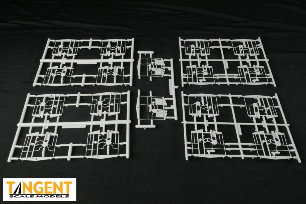 Part Sprue - RI/CNW ICC Bay Window Caboose - End Frames - Tangent Scale ...